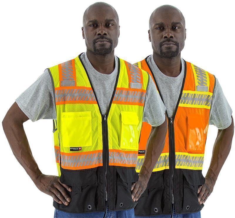ANSI Class 2 Safety Vests Hi Vis with Reflective Stripes — Global ...