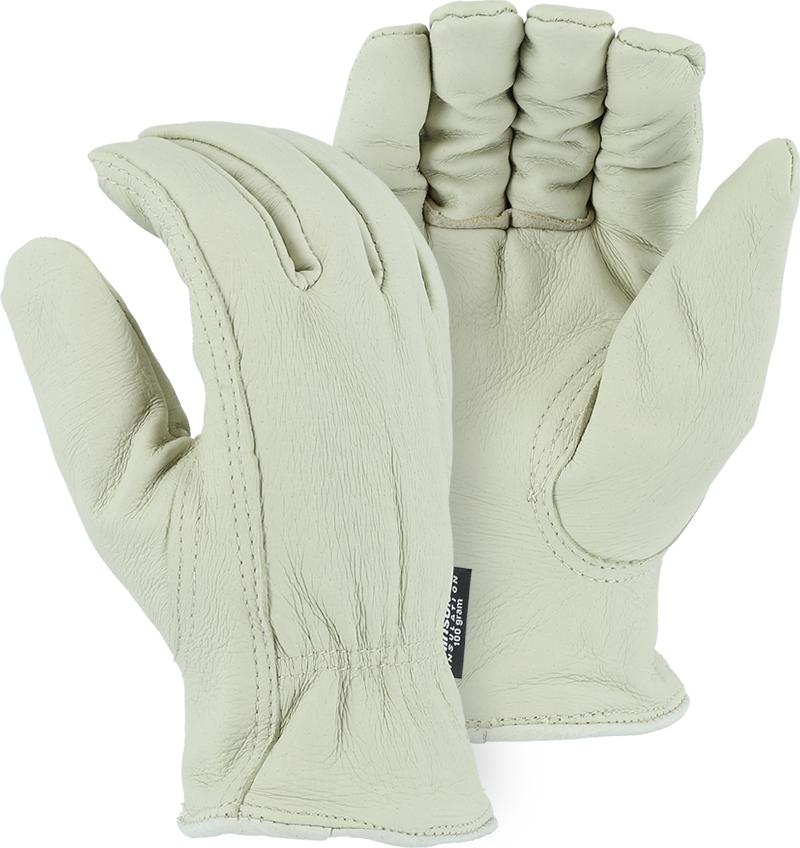 Majestic 1511PT Pigskin Leather Driver Gloves Thinsulate Lined (DOZEN ...