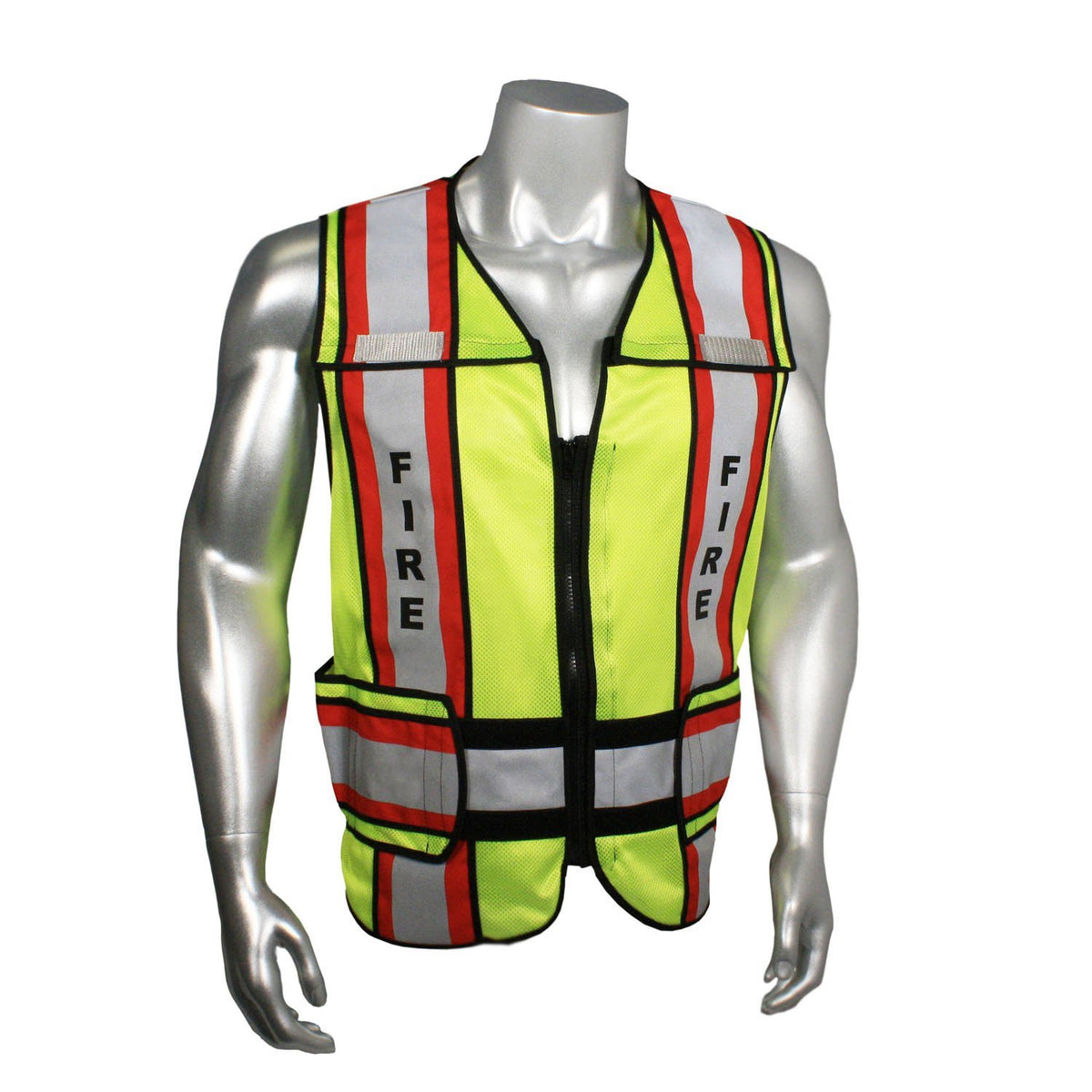 Radians LHV-207-4C-FIR Custom Fire Fighter Safety Vest ANSI CL2 ...