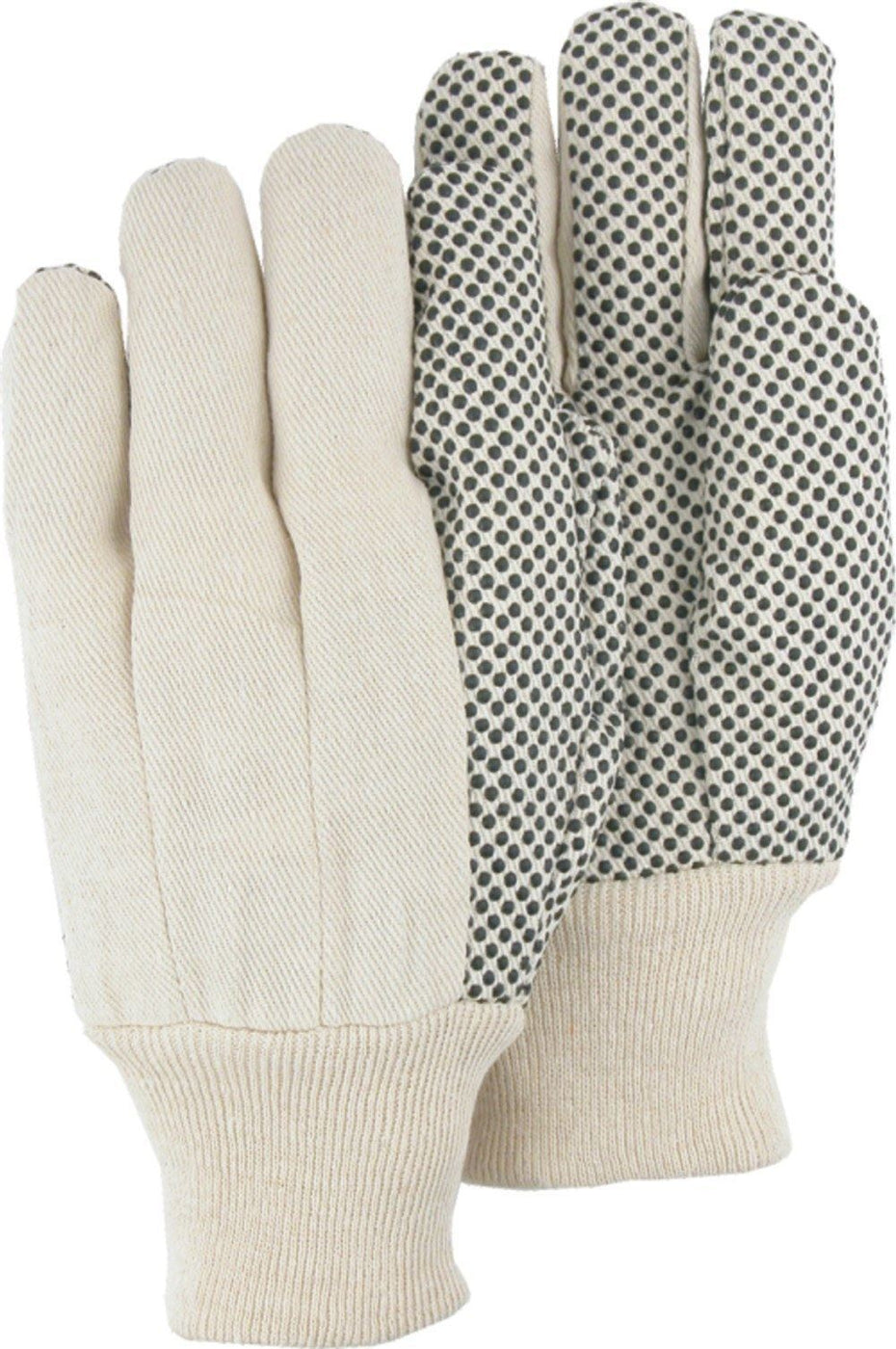 Majestic 3405 8oz Cotton Canvas Gloves with PVC Dots (DOZEN) — Global ...