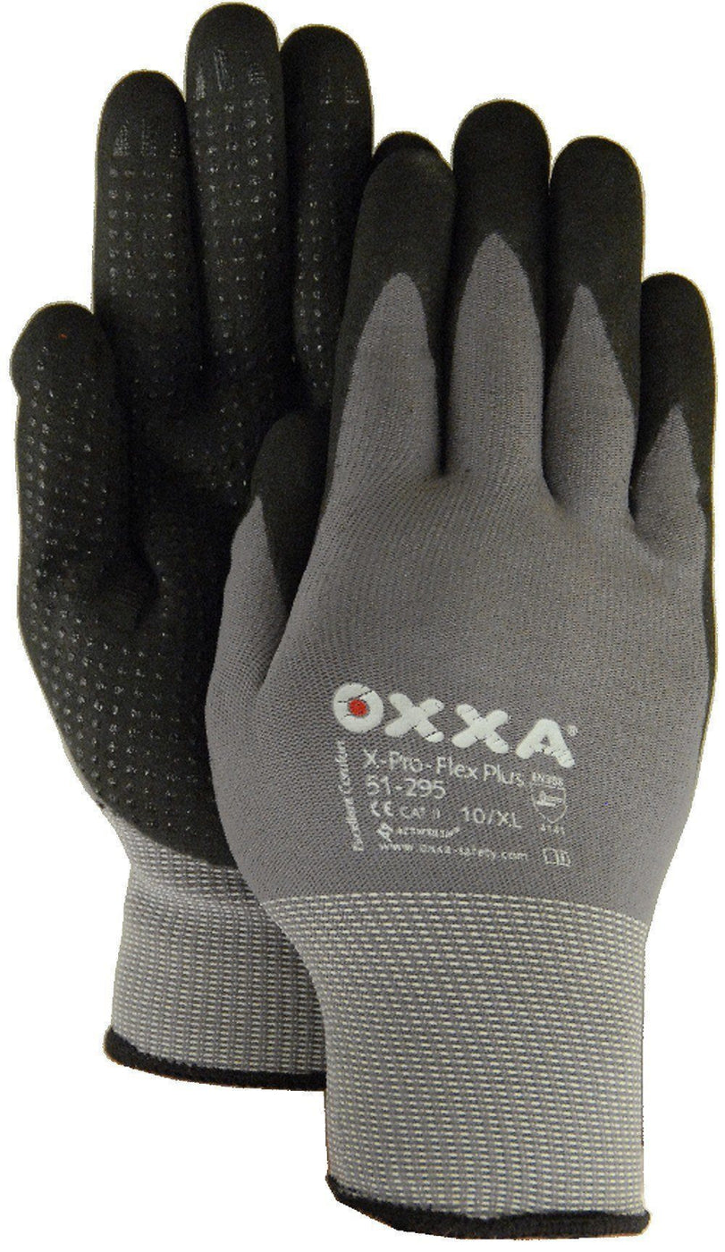 Majestic 51-295 OXXA X-Pro Flex Gloves Micro Foam Nitrile Palm Coating ...