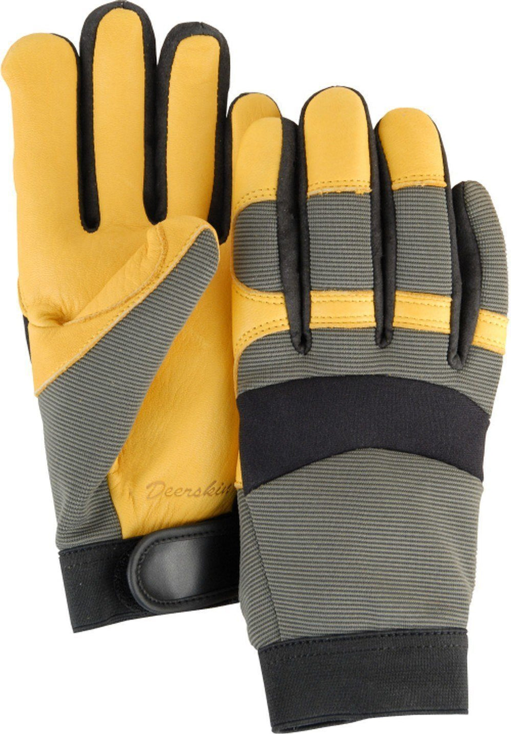 Majestic Golden Eagle 2150GR Gold Deerskin Leather Palm Mechanic Style ...