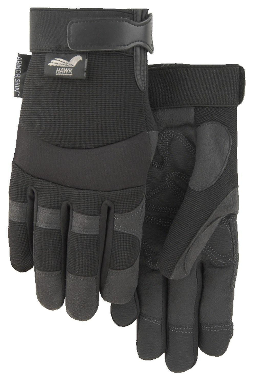 Majestic Winter Hawk 2139BKH Armor Skin Mechanic Style Gloves Double P ...